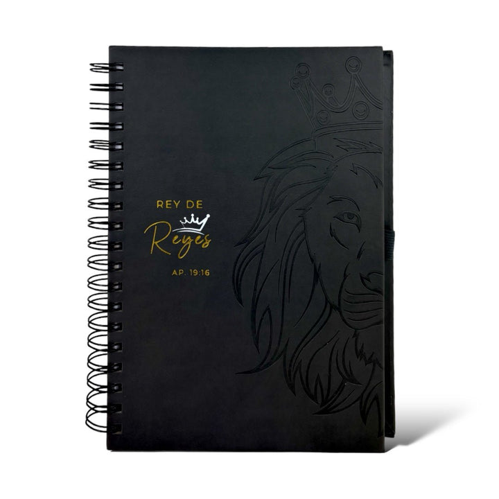 LIBRETA CON VERSÍCULOS Y DISEÑOS /REY DE REYES NEGRO – Levítico